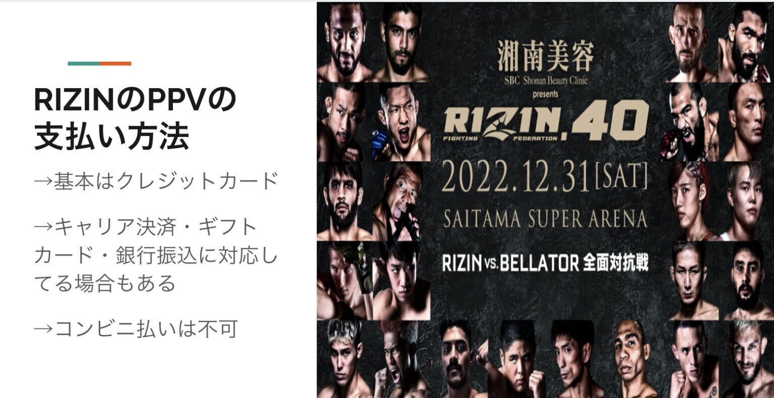RIZINのPPVの購入方法！値段高い？安く買う方法は？携帯やテレビでおすすめの見る方法を解説